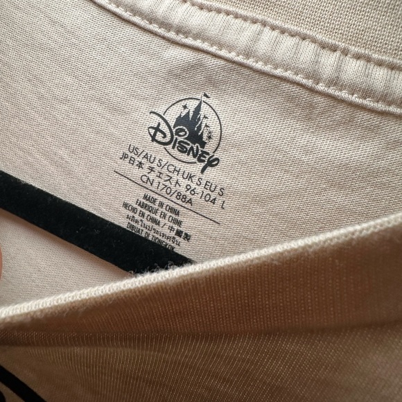 Disney | Tops | Beigetancream Mickey And Friends Disneyland Oversized ...